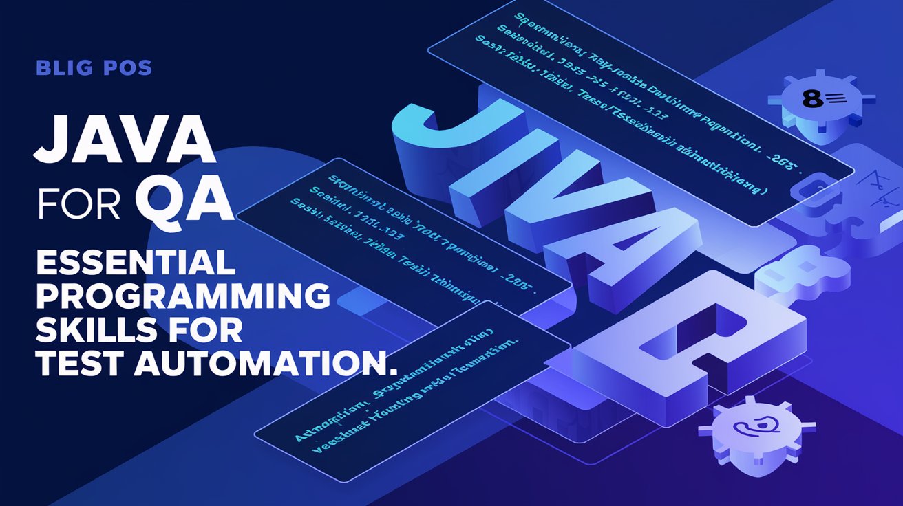 Java For Qa Essential Programming Skills For Test Automation Qa Clouds